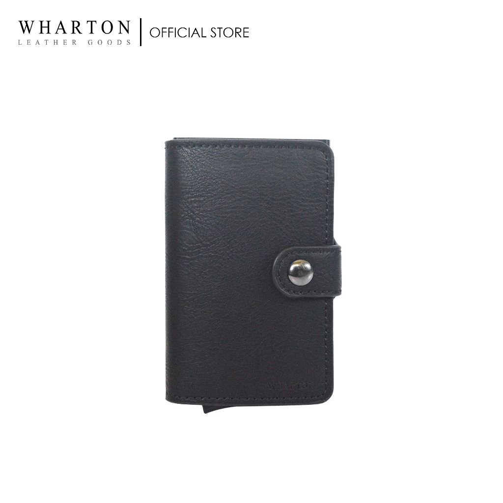 Wharton Leather Metal Card Holder | Shopee Philippines