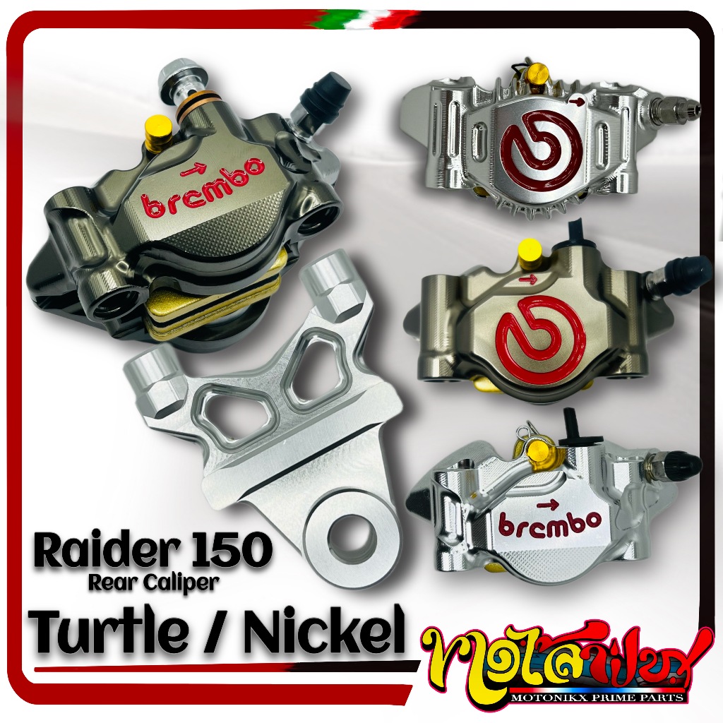 Turtle Back / Nickel for Raider 150 / Sniper 155 REAR Caliper | Shopee ...