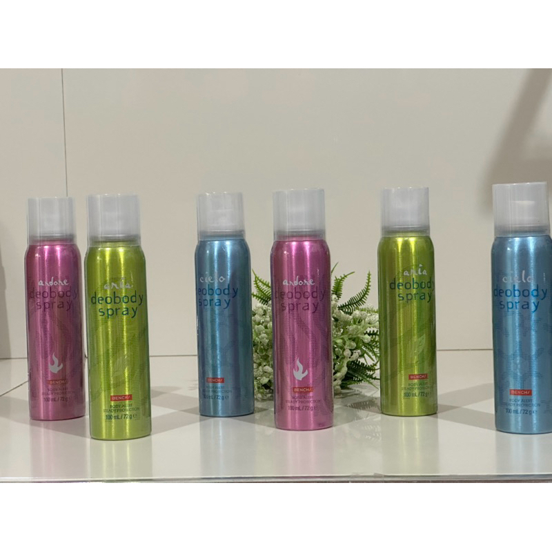 BENCH Deo Body Spray in Ardore / Cielo / Aria 100ML | Shopee Philippines