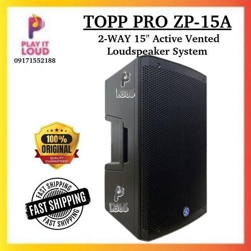TOPP PRO ZP15A 2-WAY ACTIVE VENTED LOUDSPEAKER SYSTEM | Shopee Philippines