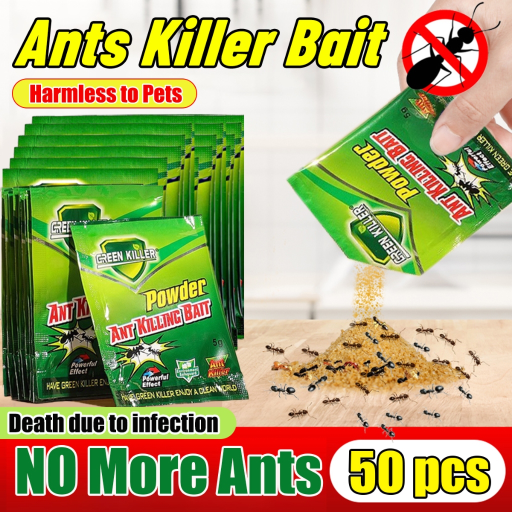 Original Effective 50pcs ant killing bait powder Ant killer Nest ...