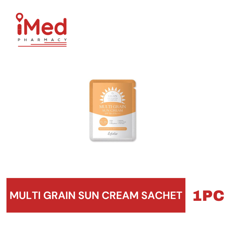ESFOLIO MULTI GRAIN SUN CREAM SACHET 3G SPF50 | Shopee Philippines