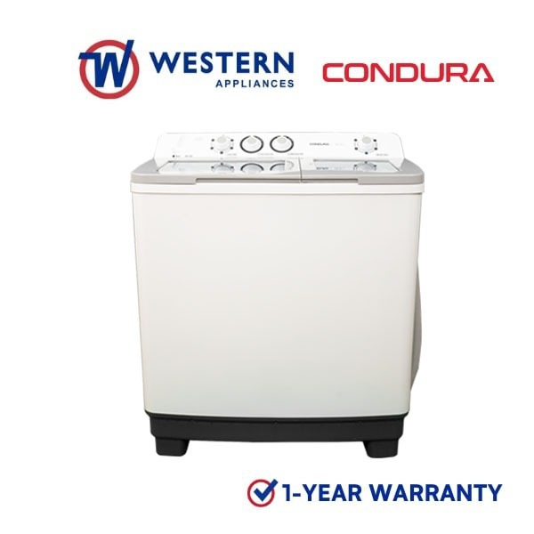 Condura CWM105TTGT 10.5kg Twin Tub Washing Machine | Shopee Philippines