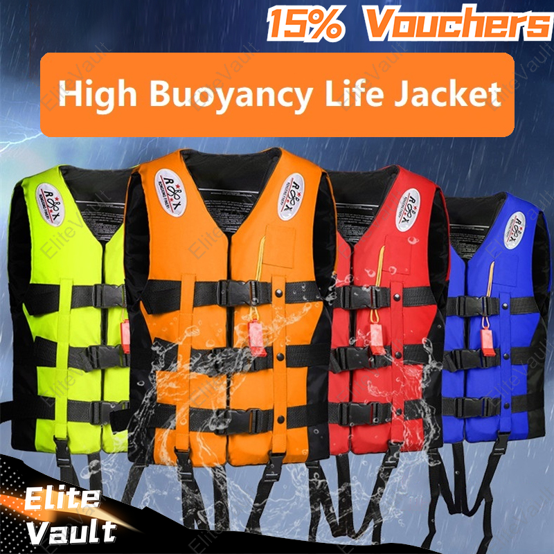 EliteVault Professional Life Jacket All Size Fit Heavy Duty for Kids ...