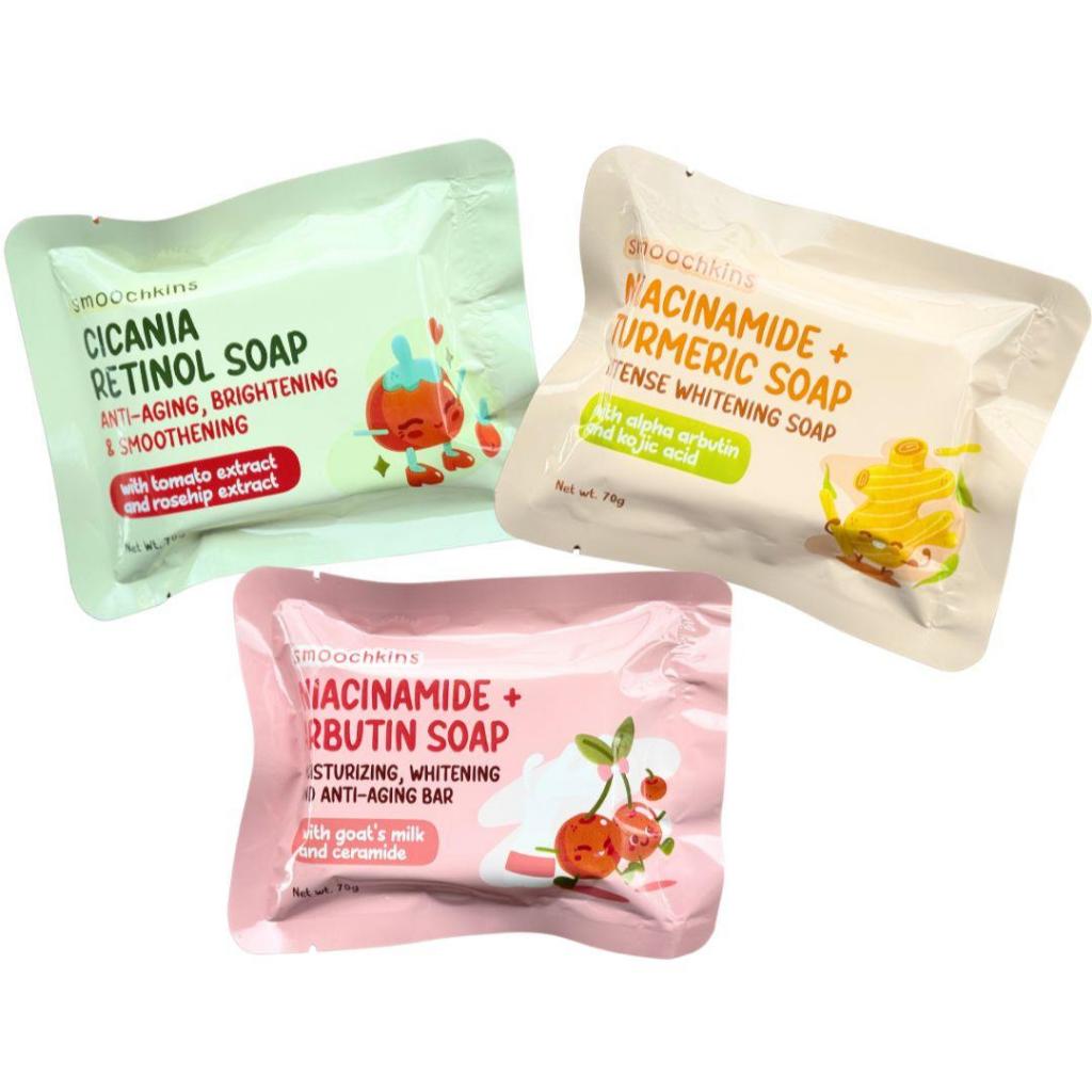 Smoochkins CicaNia Retinol Soap Niacinamide Turmeric, Niacinamide ...