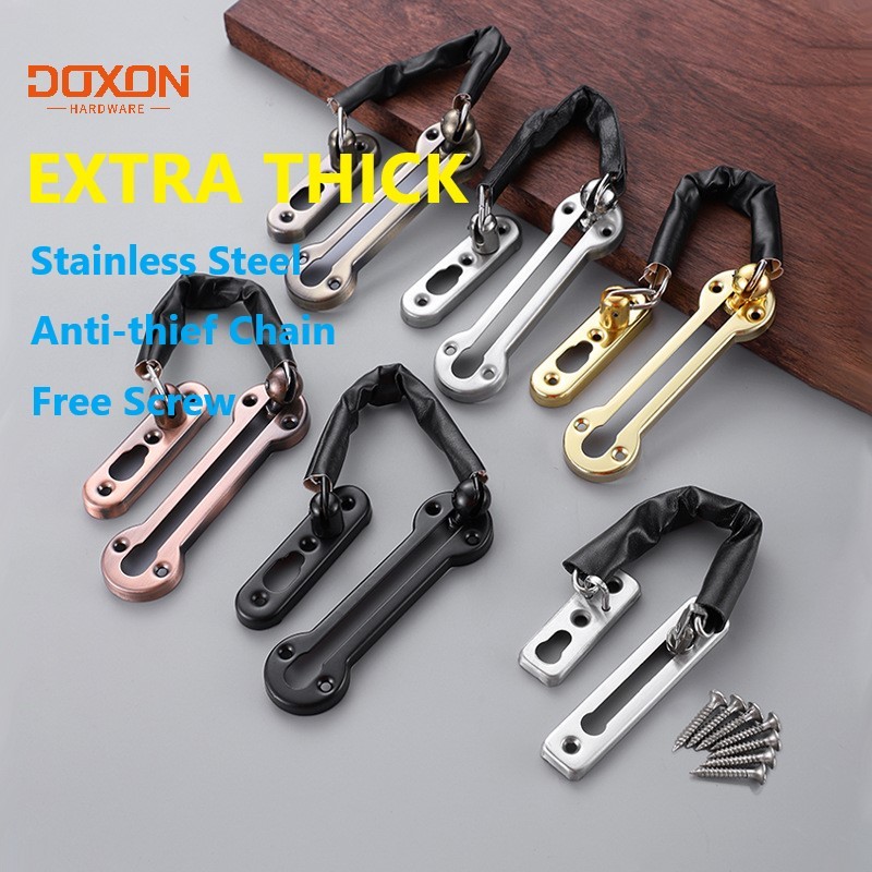 DOXON Heavy Duty Door Chain Lock Door Security Chain Security Chain ...
