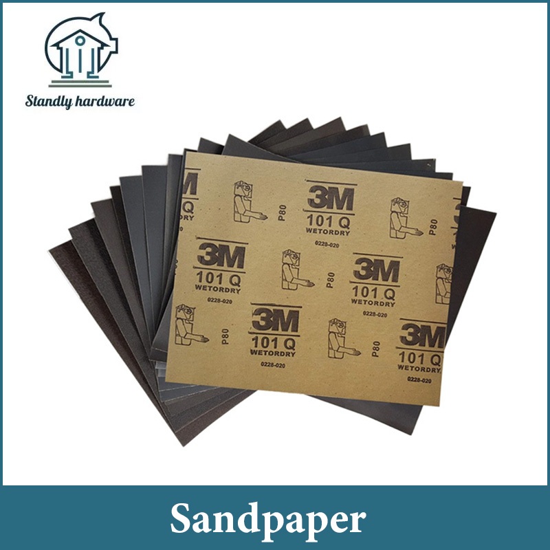 Sandpaper Wetordry Waterproof Sand Paper for Polishing (Grit 60, 80 ...