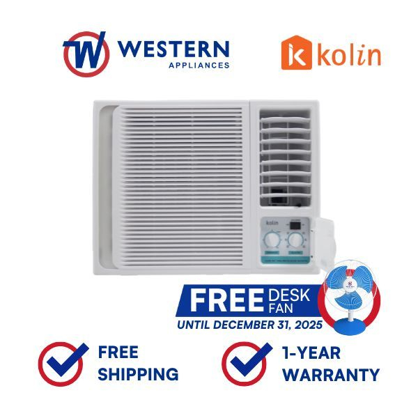 Kolin 1.5HP Compact Window Type Air Conditioner KAM150CMC32 | Shopee ...