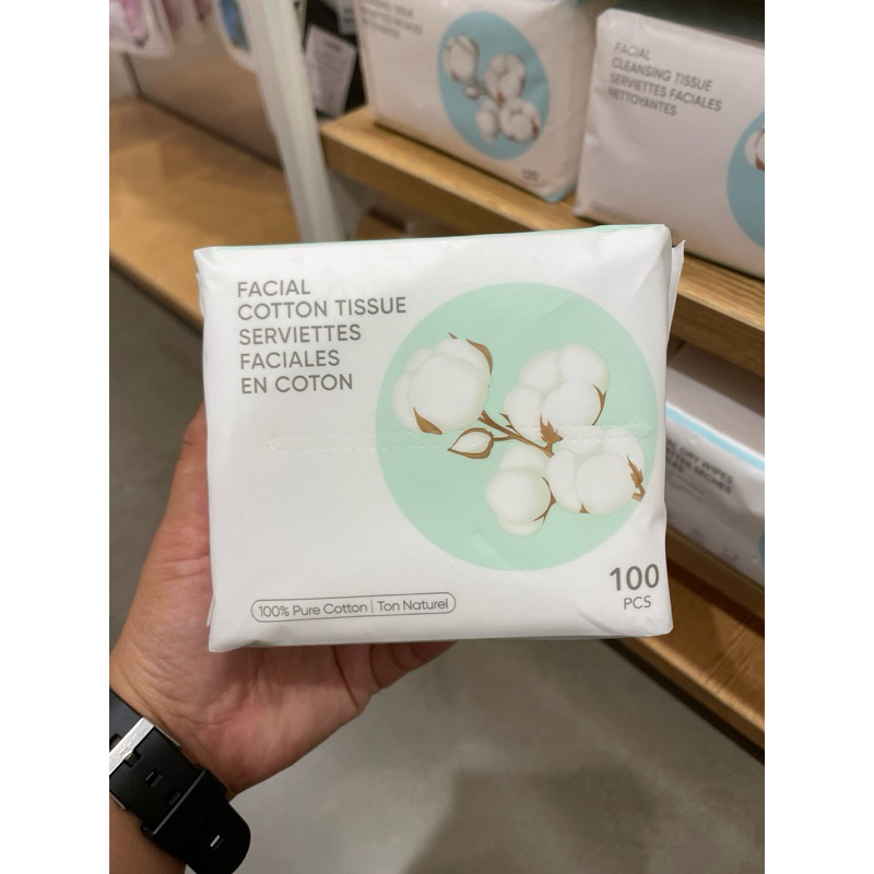 MINISO FACIAL COTTON TISSUE 100pcs | Shopee Philippines