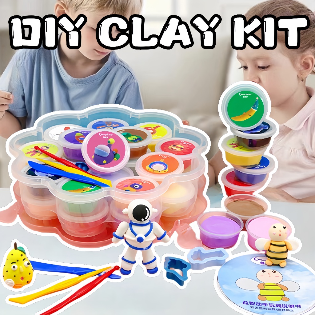 24-color ultra-light modeling clay environmentally friendly clay ...