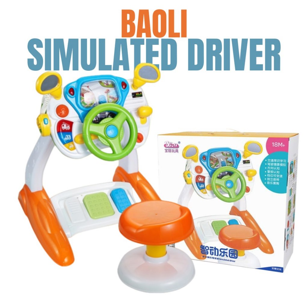 BYJ BAOLI Simulated Driver Pretend Simulation Vehicle Driving Car ...
