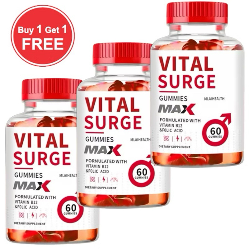 Vital Surge Gummies Max - Ultimate Men's Health Support Formula ...