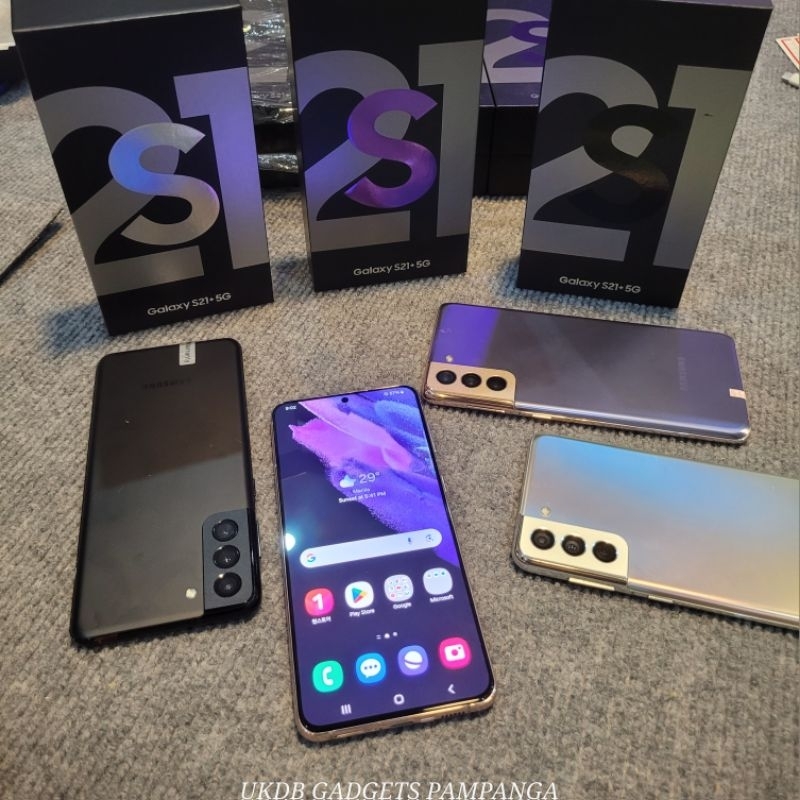 Sam sung S21 Plus 5G box with freebies Preloved (COD) | Shopee Philippines