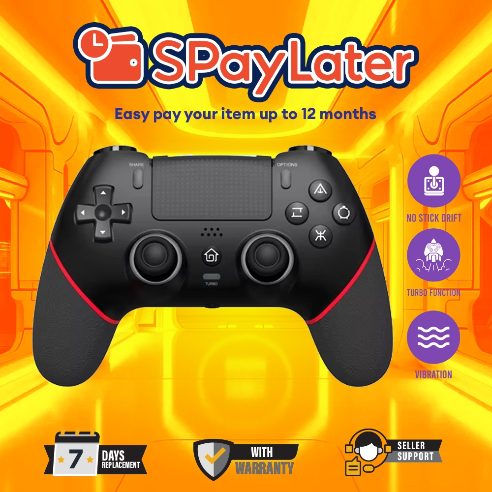 T48 Wireless Controller For P4/PC/Android Bluetooth Hall Joystick Gamepad | Shopee Philippines