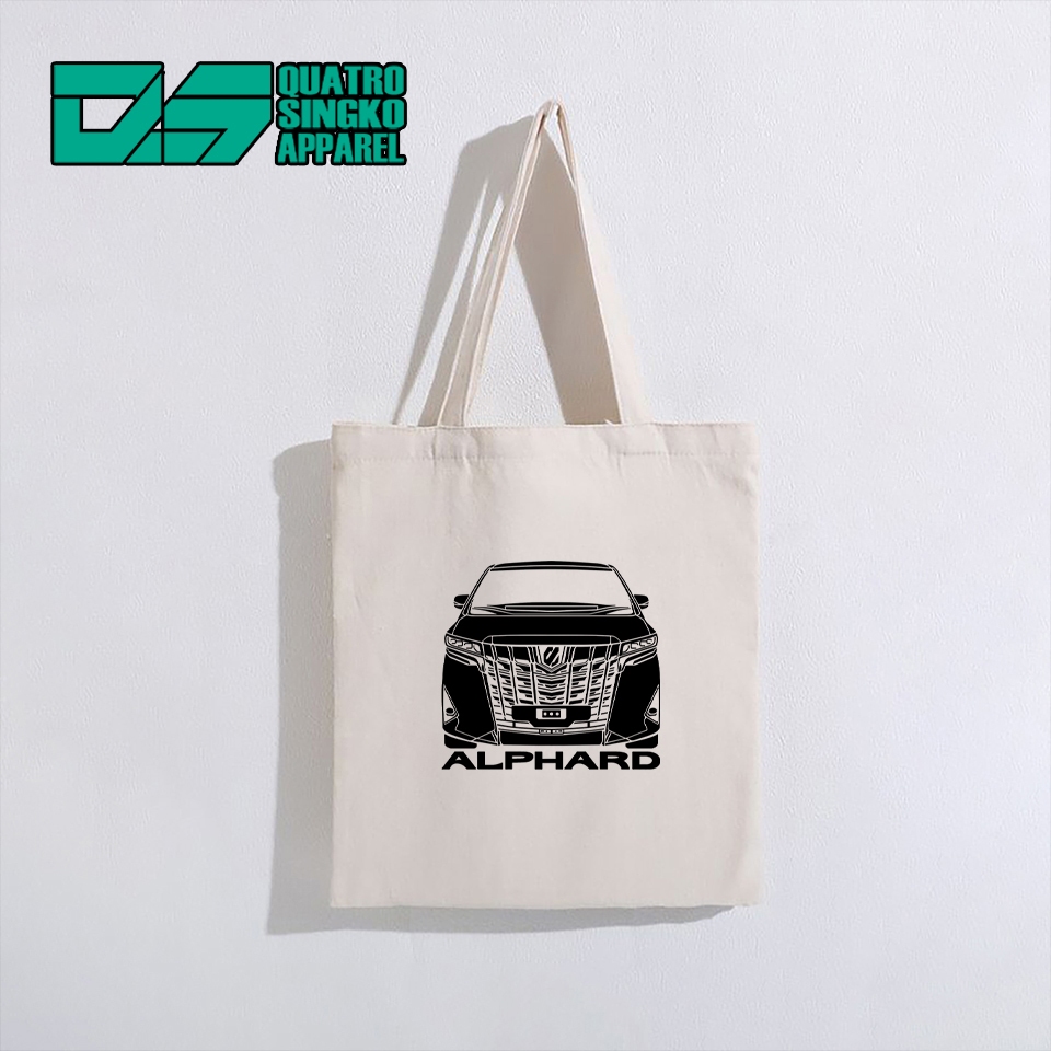 TOYOTA ALPHARD 2019 CANVAS TOTE BAG | Shopee Philippines