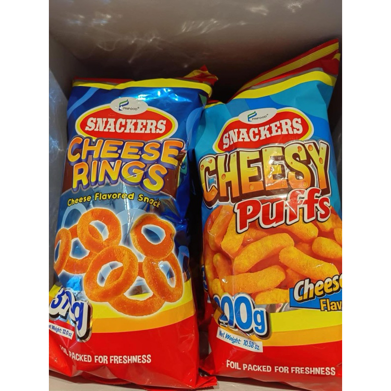 Snackers Cheese Ring / Cheesy Puffs 370g | Shopee Philippines