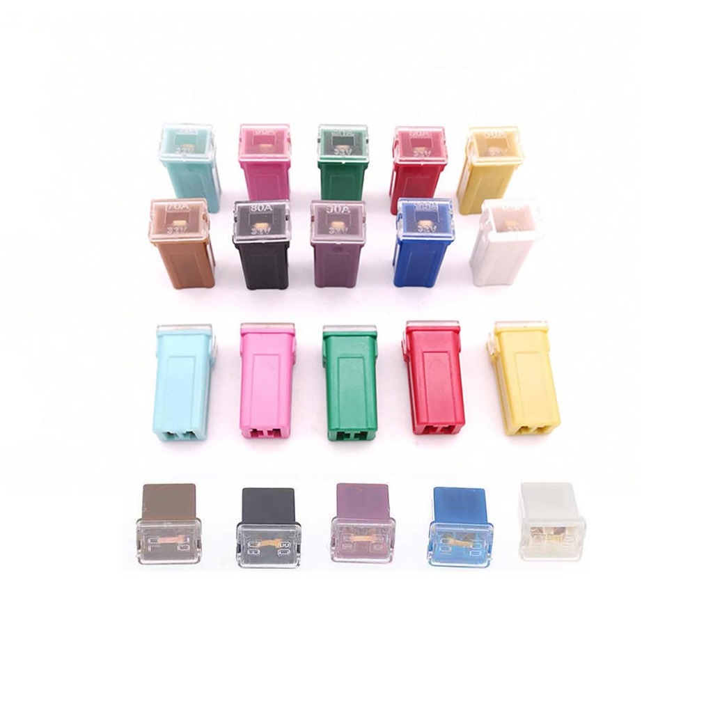 Credit Mini Square Fuse 12V - 32V 20A 30A 40A 50A 60A 70A 80A 90A 100A ...