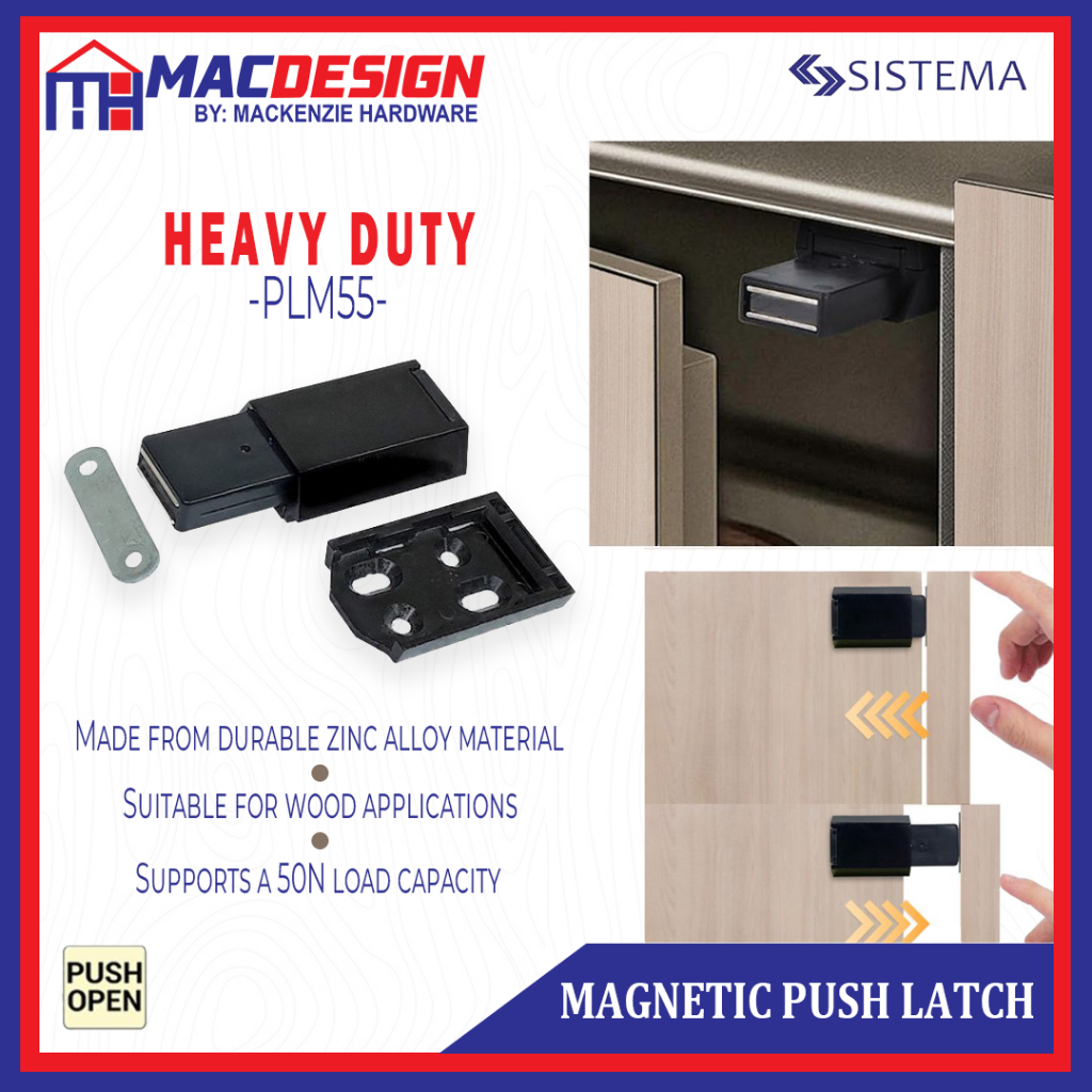 SISTEMA HEAVY DUTY MAGNETIC PUSH LATCH | Shopee Philippines