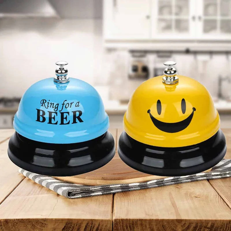 Metal Restaurant Service Call Bell Hotel Counter Desk Bell Ring ...