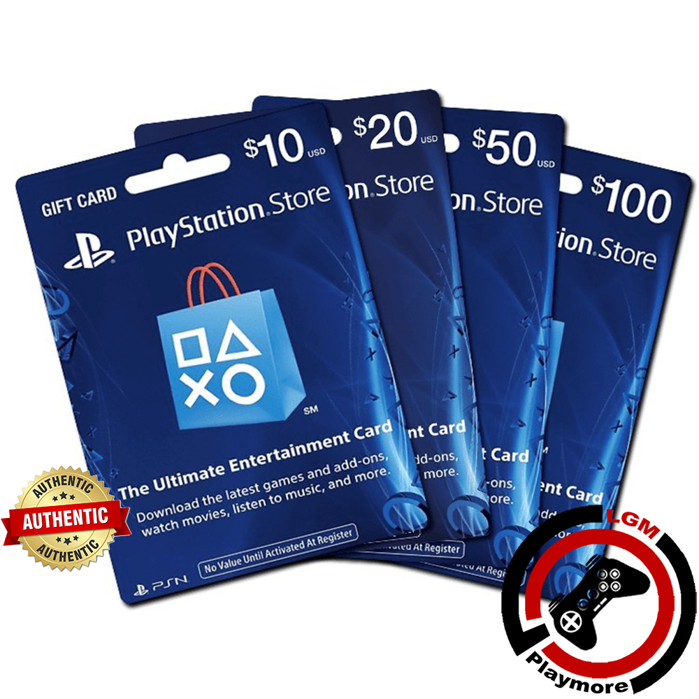 Playstation Network PSN Cards US SG HK - Lgmplaymore | Shopee Philippines
