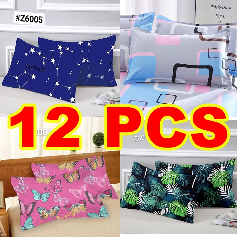 COD Pillow Cover Case Punda With No Zipper 12pcs Punda Ng Unan 4/6 Pcs ...