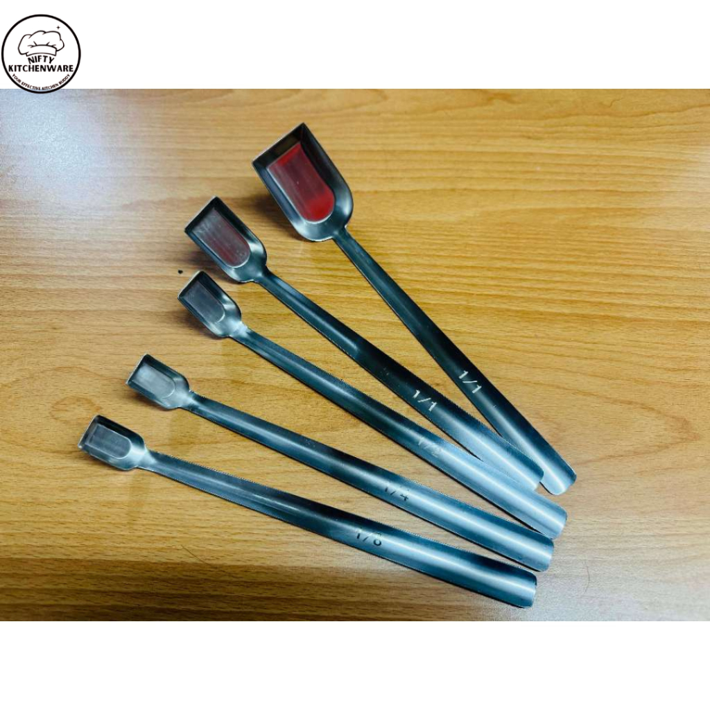 G.chef Rectangular Ladle-type Measuring Spoon Set High-Grade Stainless ...