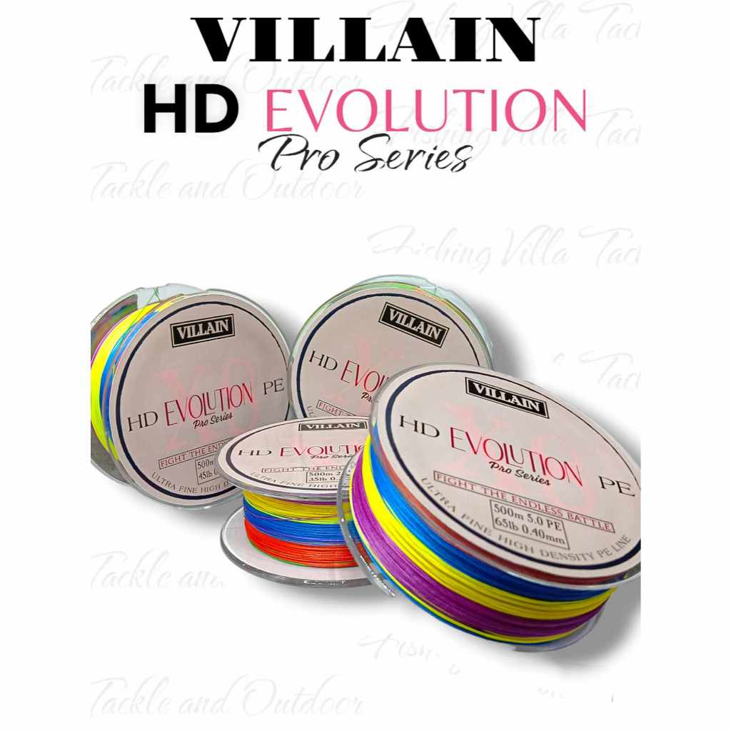 Villain HD Evolution PE PRO Series Jigging PE "Fight the Endless Battle ...