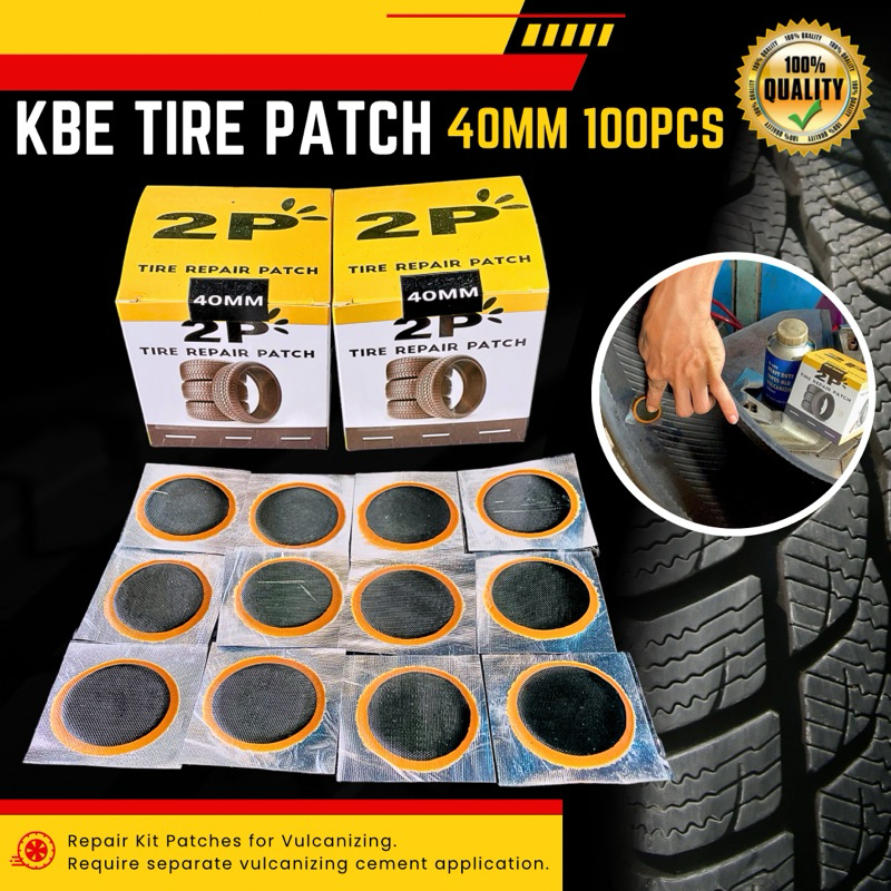 Tire Patch Kit 40mm For All Motorcycle, Bike, Truck, Car and All ...