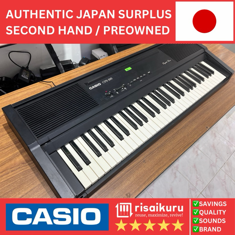 Casio CPS-100 Digital Piano 61 Keys Keyboard Organ for Beginners ...