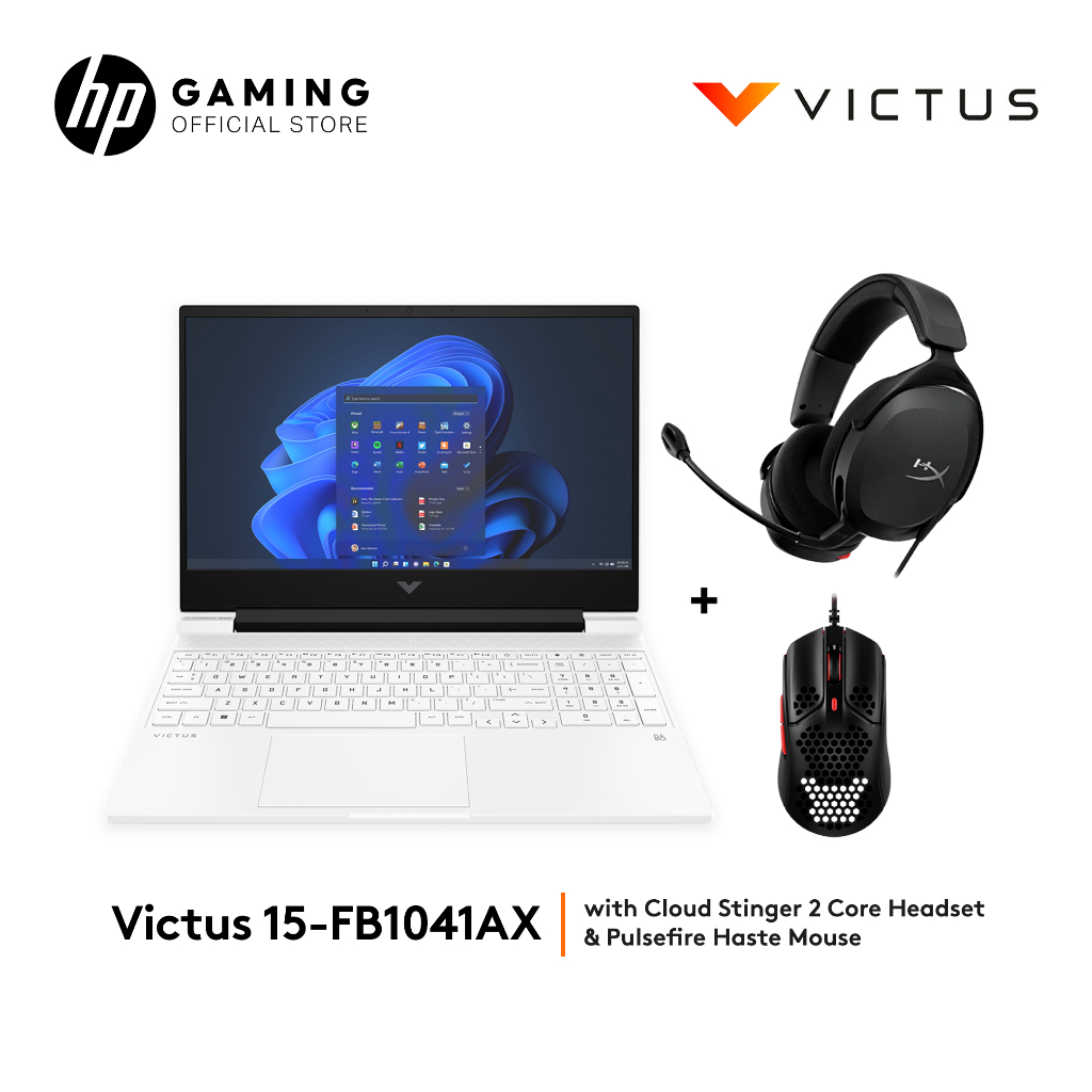 HP Victus Ryzen 5 8GB DDR5 512GB SSD RTX 2050 Windows 11 Gaming Laptop ...