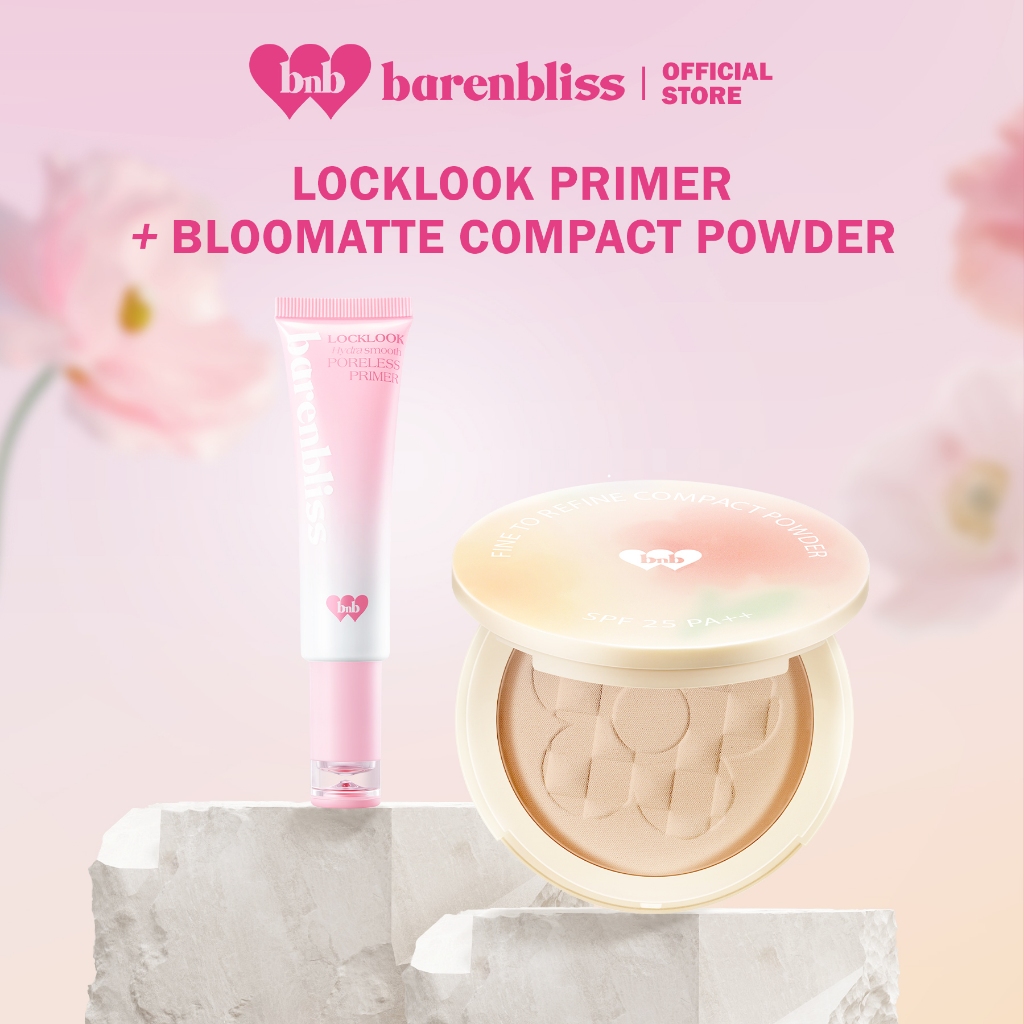 barenbliss BNB Locklook Hydra Smooth Poreless Primer + Bloomatte ...