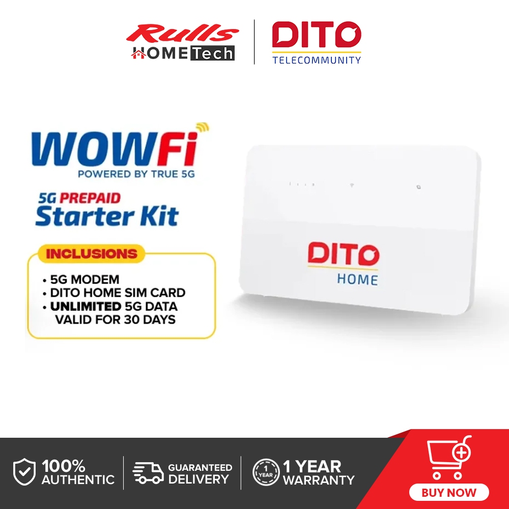 DITO WOWFi 5G Prepaid Starter Kit | Shopee Philippines