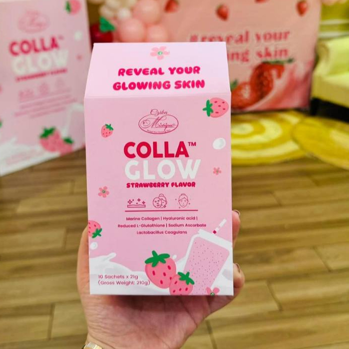 Mistique Colla Glow Collagen and Gluta Drink (10 sachets) | Shopee ...