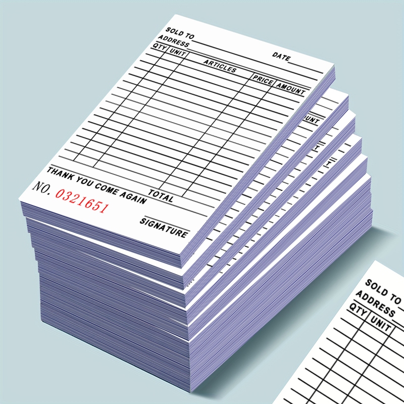 Resibo Carbonized Receipt With Carbon Paper Wholesale Delivery Receipt ...