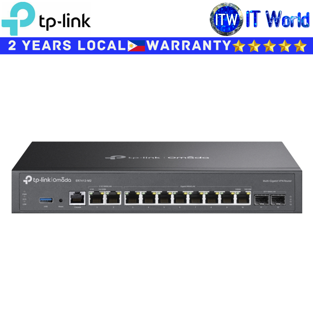 Itw | TP-Link Router ER7412-M2 Omada Multi-Gigabit VPN Router ...