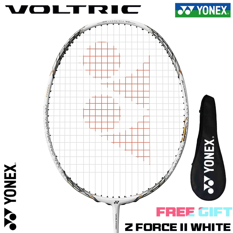YONEX VOLTRIC Z FORCE II WHITE Badminton Racket Full Carbon Single 4U 30Lbs 83g Made In Japan ...