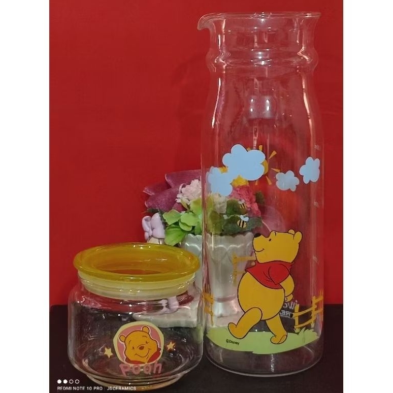 Winnie the Pooh Pitcher and Canister IWAKI PYREX | Shopee Philippines