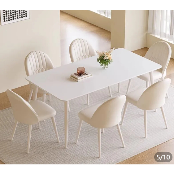Dining table solid wood home dining table rental house dining table ...