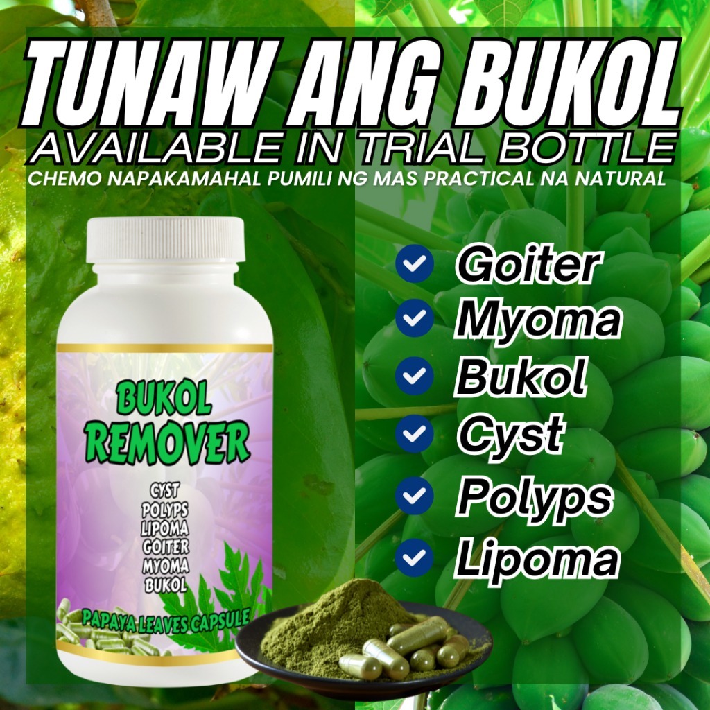 Bukol Remover 60 Caps - Natural Relief for Lumps, Bumps, and Swelling | bukol | Goiter | cyst ...