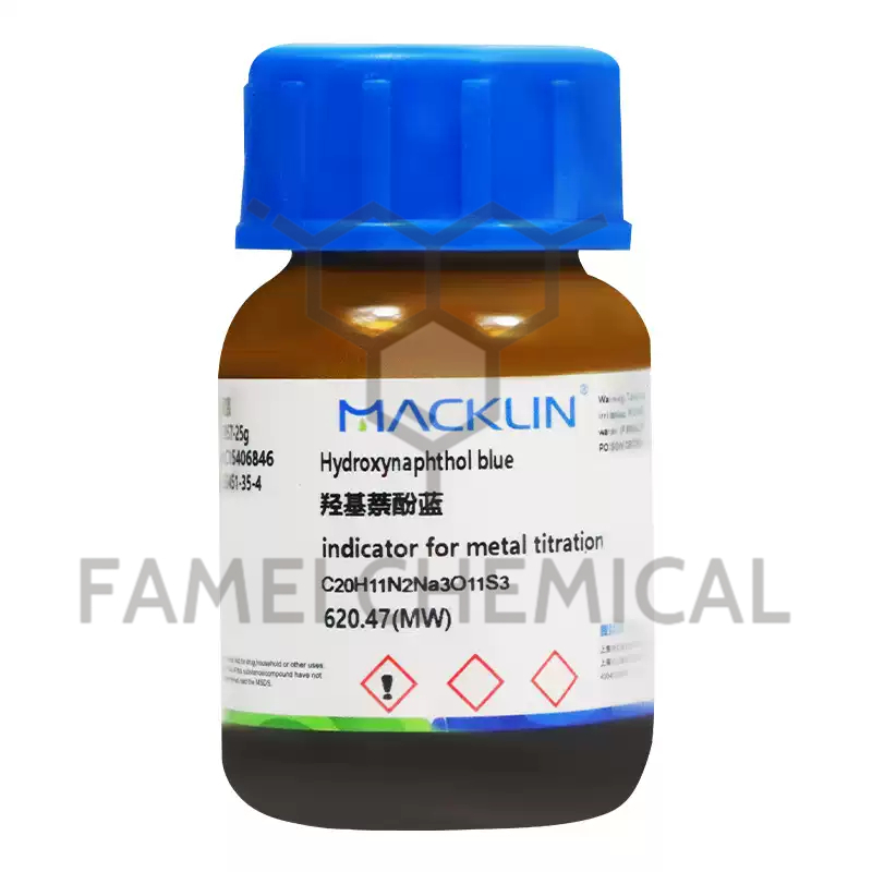 Hydroxynaphthol blue Metal titration indicator Laboratory chemical ...