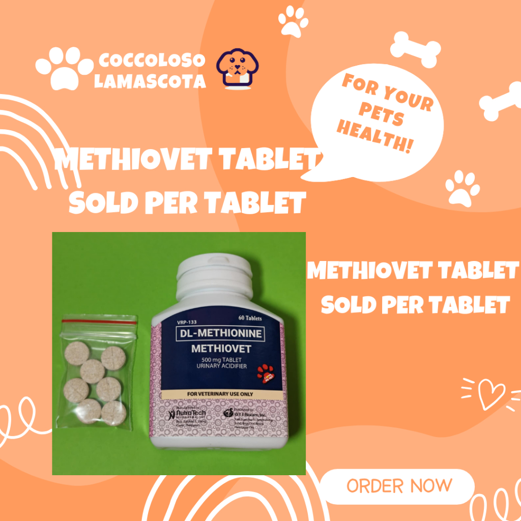 Methiovet Tablets SOLD per Tablet Pets Cats Dogs | Shopee Philippines