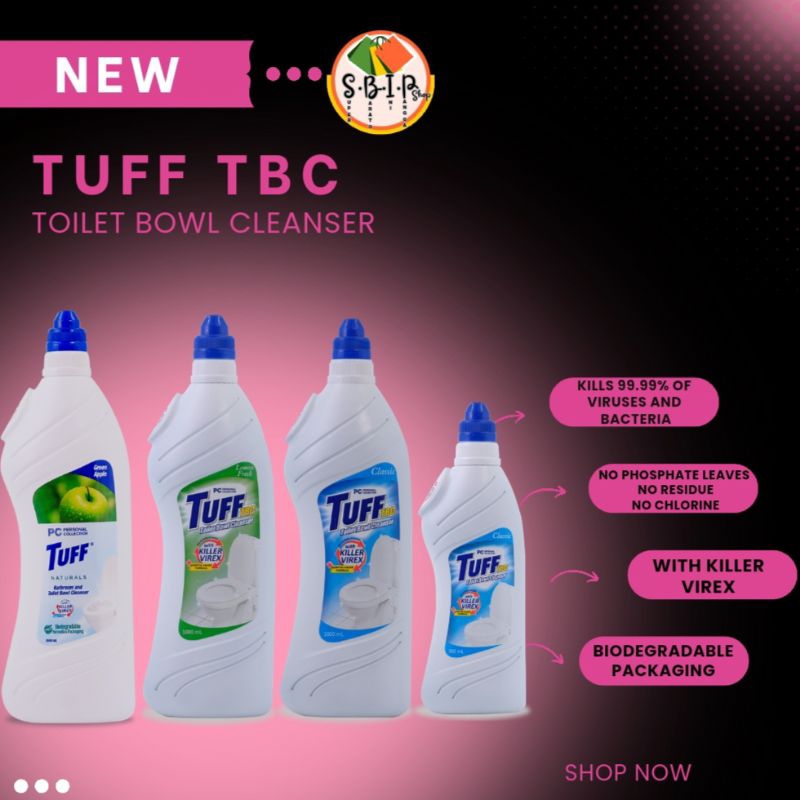 TUFF TBC TOILET BOWL CLEANSER WITH KILLER VIREX | Shopee Philippines