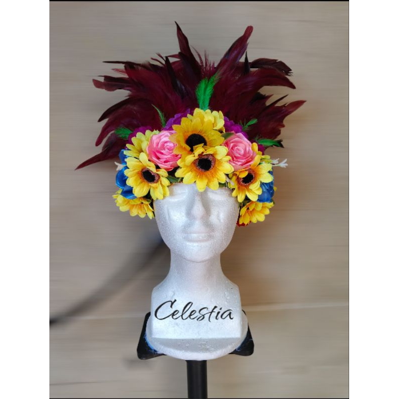 Panagbenga Festival Headdress Flowers Headdress Sunflower Headpiece ...