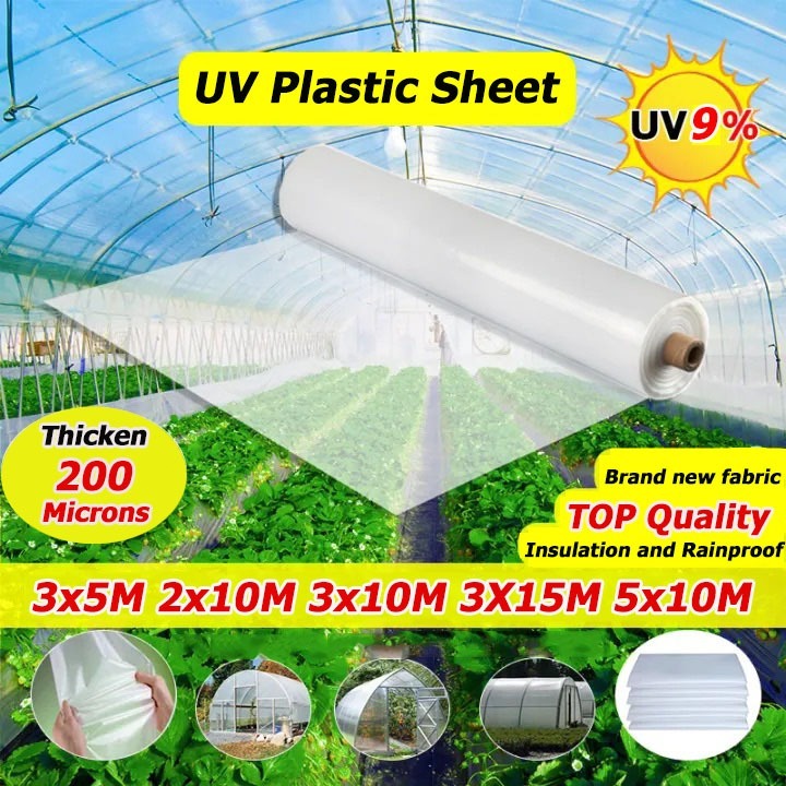 UV Plastic Sheet (6mil - 150 microns) - 3m x 10m - Plastic Roofing ...