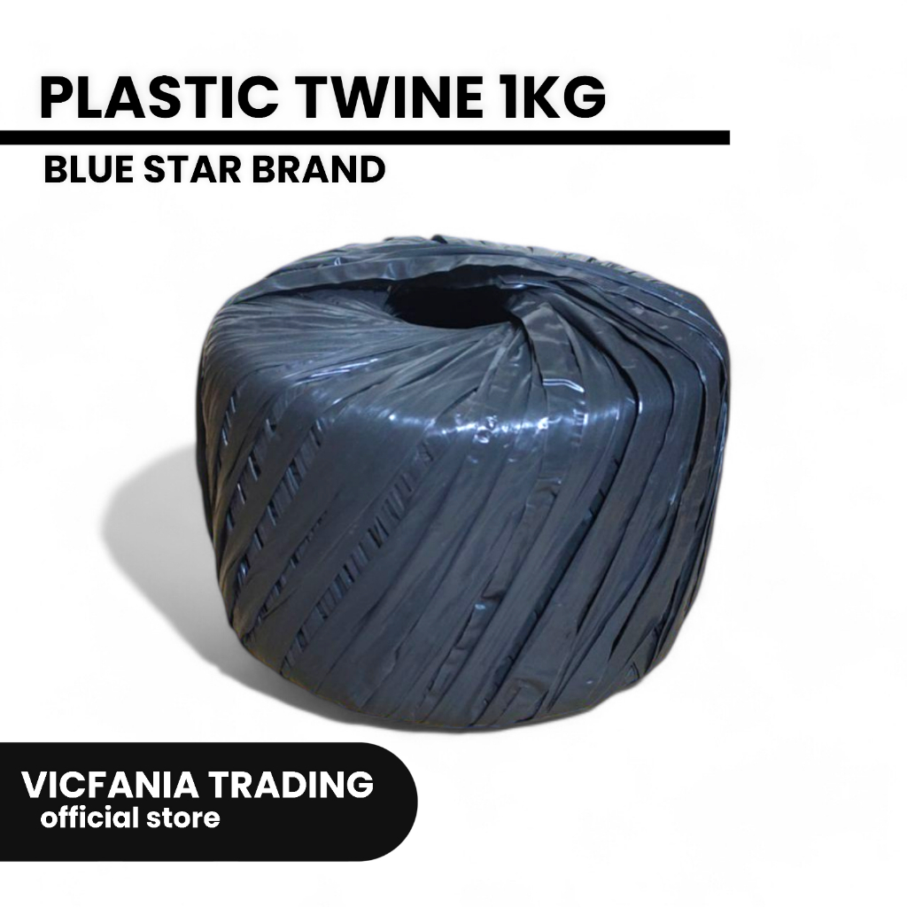 BLACK Plastic Twine/Panali/Straw Rope 1kg | Shopee Philippines