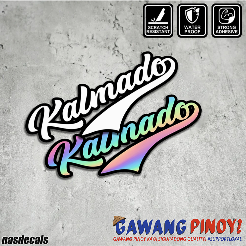 Kalmado Sticker for Motorcycle Sticker Waterproof Decals Helmet Motor Stickers Hologram Vinyl ...