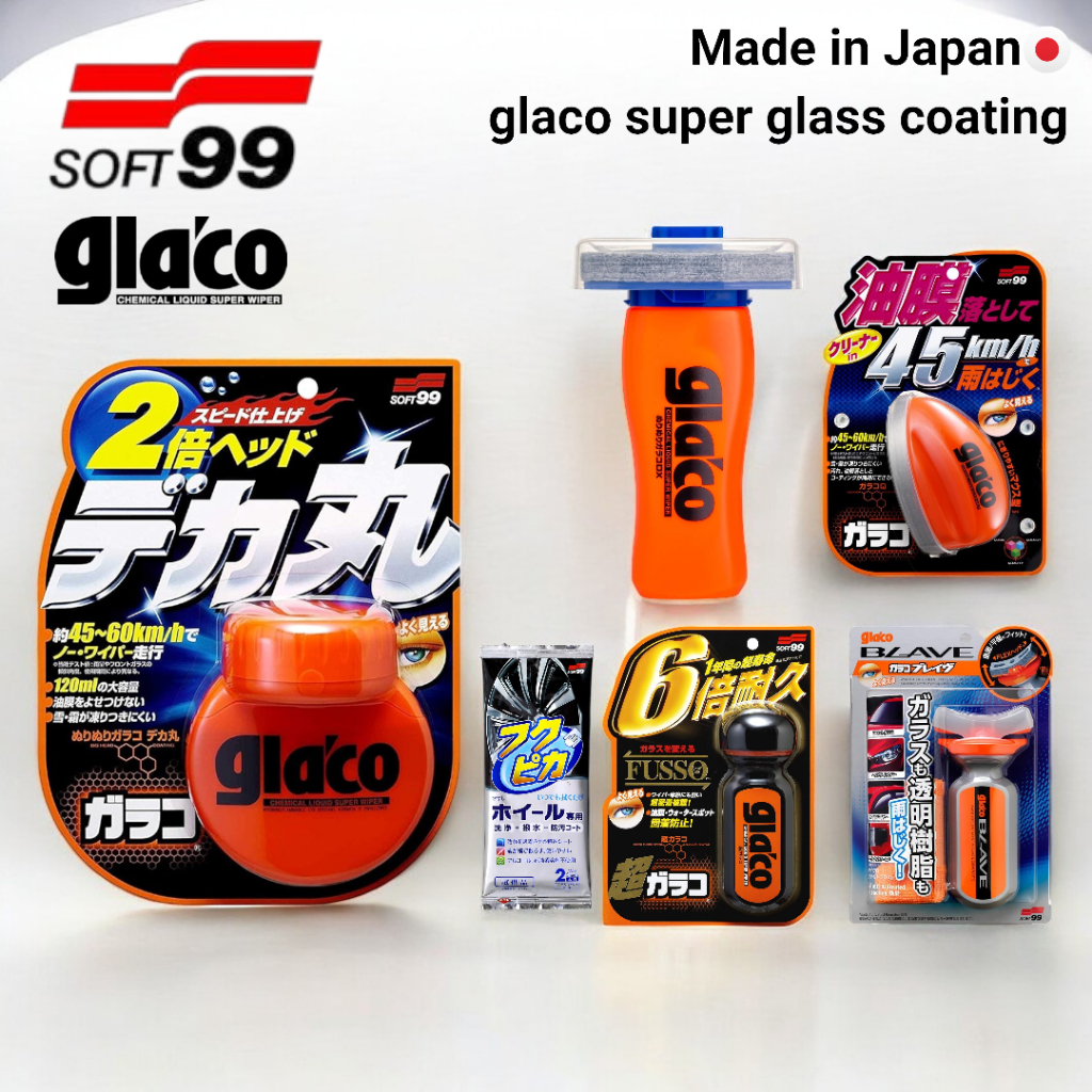 Soft99 glaco Water Repellent super glass coating | Shopee Philippines
