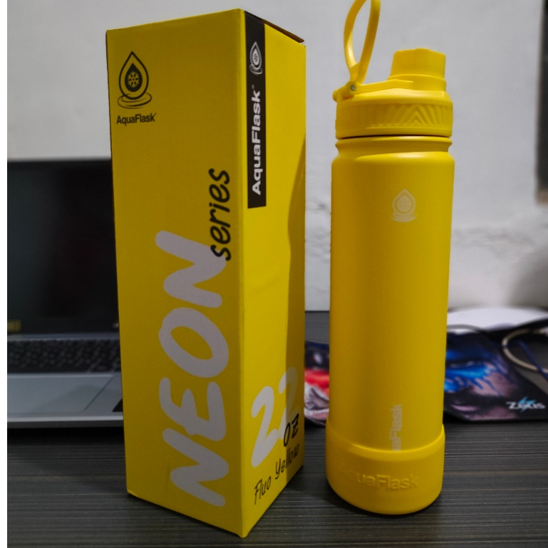 Aquaflask Fluo Yellow Neon Collection LImited Edition | Shopee Philippines