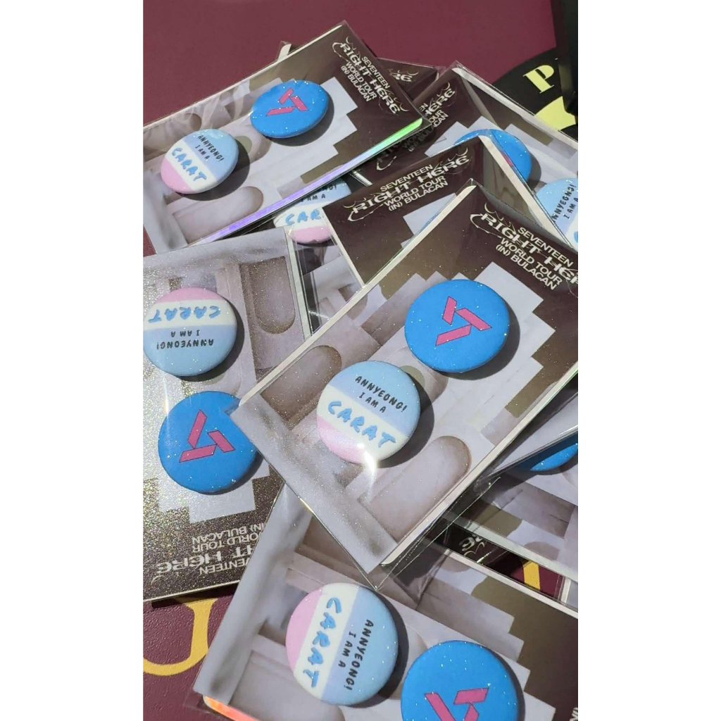 Customized Button Pin (with individual plastic packaging) | Shopee ...