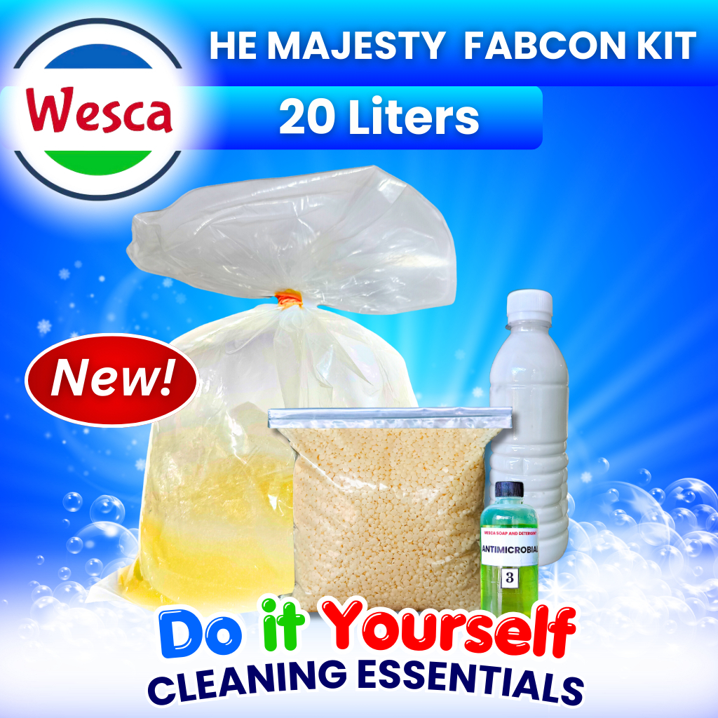 HE MAJESTY FABRIC SOFTERNER KIT 20Liters YIELD | Shopee Philippines
